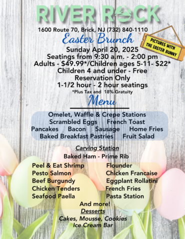 Holiday Menus - River Rock Restaurant & Marina Bar