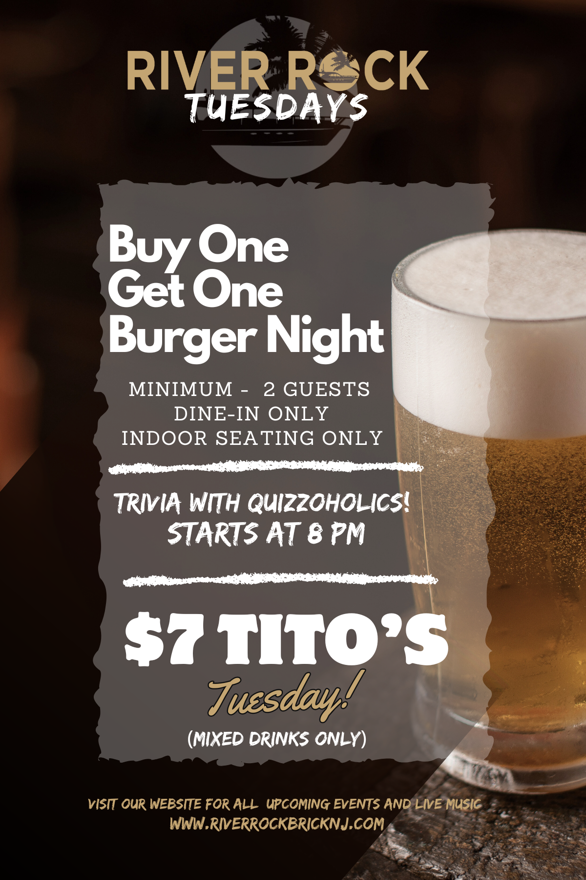 Events - River Rock Restaurant & Marina Bar